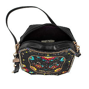 Mary Frances Face Crossbody Handbag, Multi