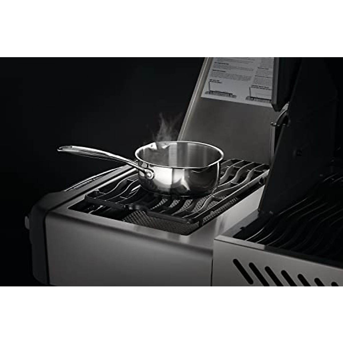 Napoleon 70046 Stainless Steel 2-Piece Sauce Pan Set Grill Accessory