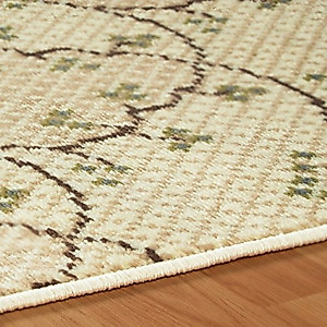 SUPERIOR Area Rugs for Bedroom, Farmhouse, Kitchen, Entryway, Laundry Room | Living Room Decor | Aberdeen Collection, 8' x 10', Beige