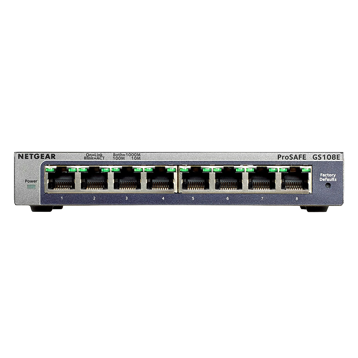 NETGEAR 8-Port Gigabit Smart Managed Plus Switch GS108E-300NAS