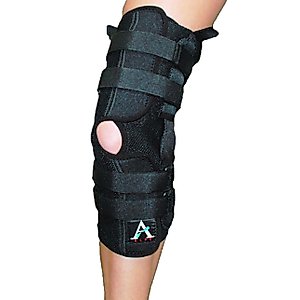 ALPS Coolfit Extended Knee Brace, Prevent or Reduce Severity of Knee Injury, Soft and Breathable, Wrarp Around with Adjustable Hinges, X-Large Size
