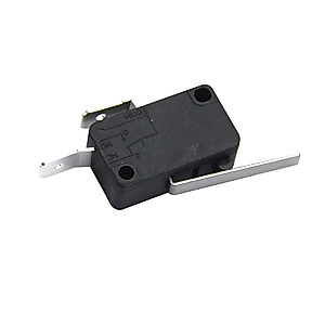 2 Packs WR23X10783 Refrigerator Dispenser Switch Compatible with GE Hotpoint Refrigerator PS8259956 WR23X10171 WR23X10224 6600JB3001E 6600JB3001C,Terminal Width 1/4’’ (Normally Open) -Black