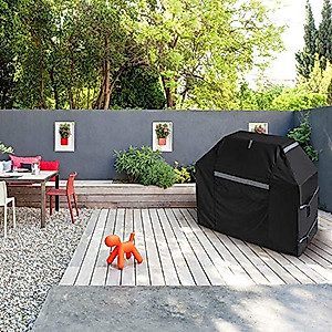 Outdoor Grill Cover Waterproof 58 inch All Weather Gas Grill Covers 600D BBQ Cover Windproof Heavy Duty 3 Burner Premium Gas Grill Cover for Weber, Nexgrill, Charbroil, Jenn Air,Brinkmann etc.