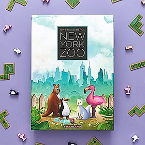 Capstone Games: New York Zoo, Strategy Board Game, Build Your Own Zoo, Easy to Learn, 1 to 5 Players, 60 Minute Play Time, for Ages 10 and Up