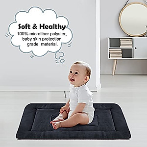 Large Dog Bed 42 inch Crate Bed Pad Mat Soft Washable Pet Beds Non Slip Mattress Kennel Pads