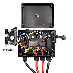 Torkettle Winch Solenoid Relay Control contactor Box for 8000-17000lbs Electric ATV UTV Winch 12V