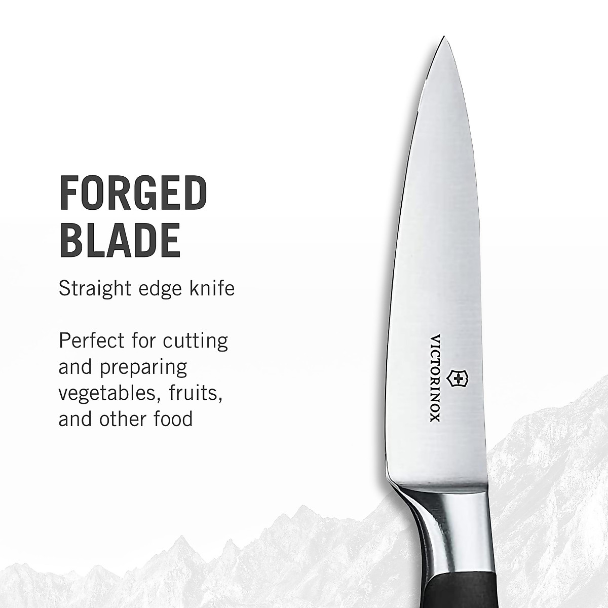 Victorinox Grand Maitre Paring Knife - Kitchen Knife for Slicing Fruits & Vegetables - Ergonomic Cooking Knife - Premium Stainless Steel Cutting Knife for Kitchen Accessories - 3"