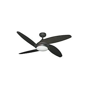 TroposAir Tuscan 52" Oil Rubbed Bronze Contemporary Ceiling Fan with LED Light and Remote
