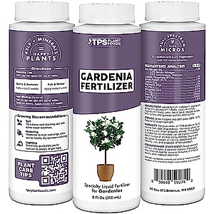 Gardenia Fertilizer for Gardenias, Camellia and Rhododendron Plants, Flowering Liquid Plant Food 8 oz (250mL)