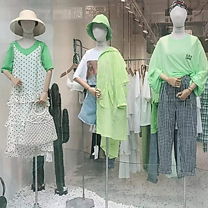 GaRcan Tailors Dummy Mannequins Female Tailors Dummy Mannequin Dressmakers Dummies Fashion Students Display Bust Wood Arm Active Height Adjustable Dressform Mannequin