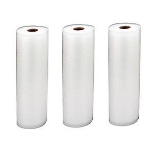 Weston Realtree Vacuum Sealer Bags Roll (Pack of 3), 11x18-Inch, Clear