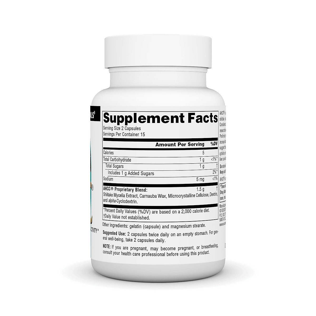 Source Naturals AHCC 750 mg Increases Natural Killer Cell Activity* - 30 Capsules