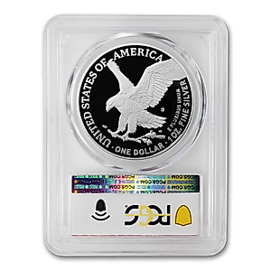 2023 S 1 oz Proof American Silver Eagle Coin PR-70 Deep Cameo (First Strike - Struck at the San Francisco Mint) $1 PCGS PR70DCAM