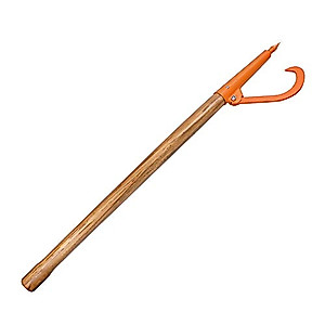 Felled | Log Peavy - 49 Inch Wood Peavey Logging Tool Log Roller Tool Carbon Steel Logging Cant Hook with Wooden Shaft