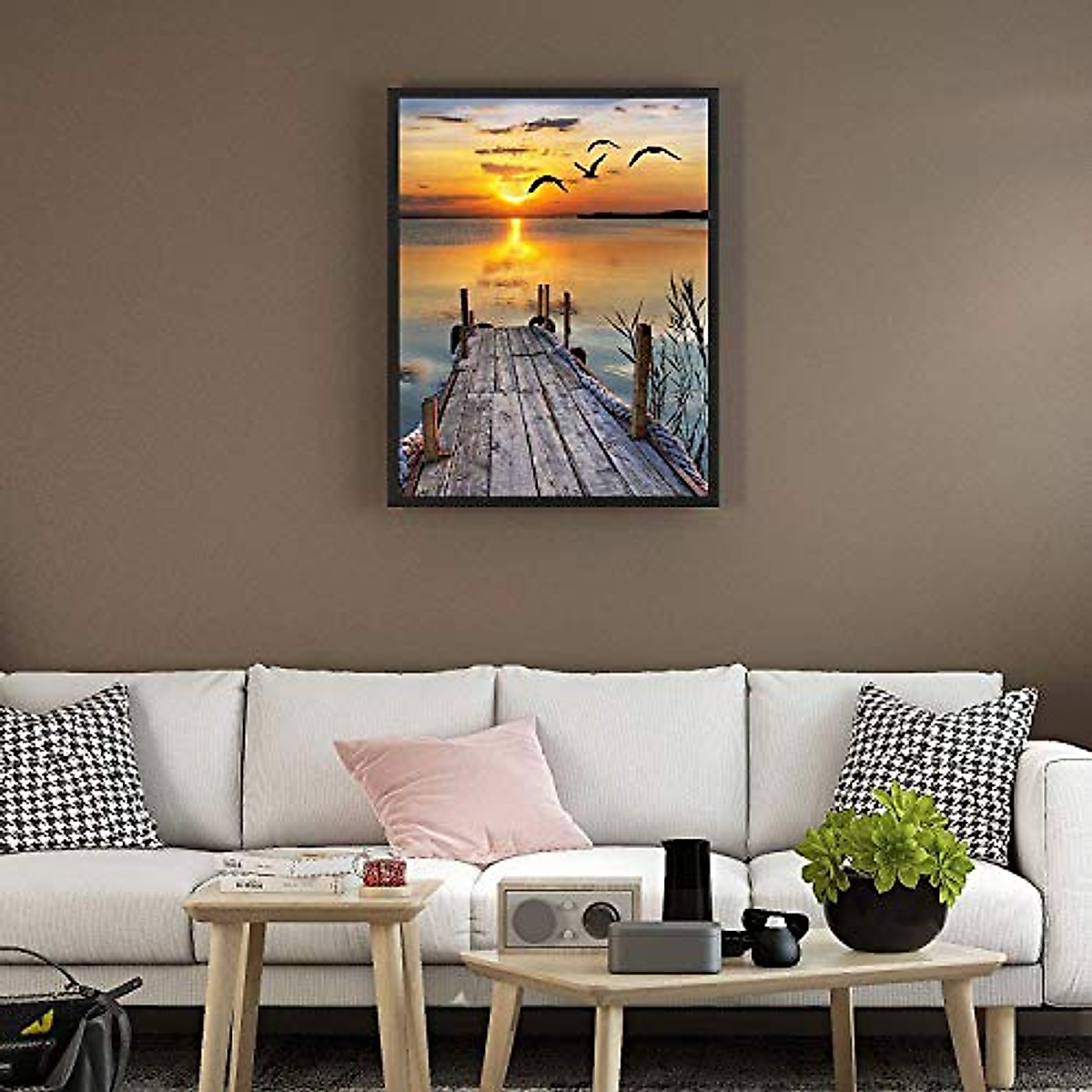 JOINAP Diamond Painting Kits for Adults Full Drill 5D Diamond Art Kit for Home Wall Decor, 12x16 inch (4 Pack)