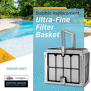 Dolphin Genuine Replacement Part — Ultra-Fine Filter Basket — 9991481-ASSY