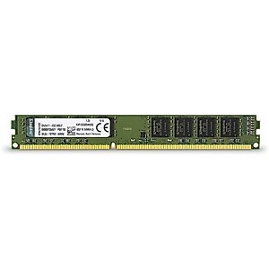 Kingston Technology ValueRAM 8GB 1333MHz DDR3 Non-ECC CL9 DIMM Desktop Memory 8 (PC3 10600) KVR1333D3N9/8G