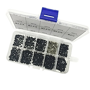 OPYTR Screw Anchors 500pcs Laptop Notebook Computer Screw Kit Set Anchors