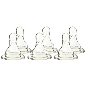 Dr. Brown's Natural Flow Baby Bottle Nipple - Ultra-Preemie, Super Slow Flow - 6pk - 0m+