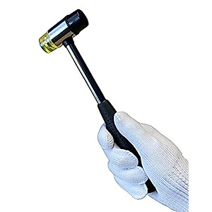 BOOSDEN Double-Faced Soft Hammer Mallet, Rubber Hammer, Soft Hammer for Home Decoration Installation Hand Tool, 25mm