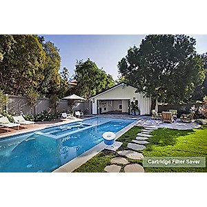 GOKU 50 Pack Pool Skimmer Socks for Above Ground Pool & Inground Pool, Debris Pollen Pool Filter Socks for Skimmer Basket, Hair Leaves Fine Mesh Net Liners Filter Savers Scum Sock Reusable