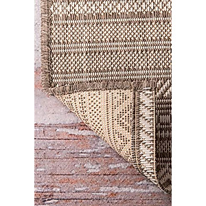 nuLOOM Erlinda Tribal Indoor/Outdoor Area Rug, 3' x 5', Beige