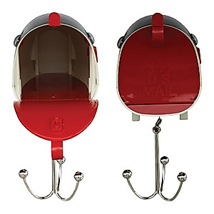 Rivers Edge Products Green Shad Fishing Lure Mailbox for Outside of Residential Home, Rural Mailbox Constructed of Metal with a Plastic Overmold, UV Resistant, Includes Mounting Hardware