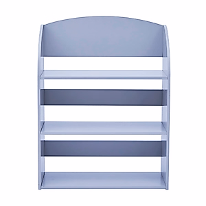 Fantasy Fields 3 Tier Bookshelves with Rounded Edges Kids Bookshelf, Gray