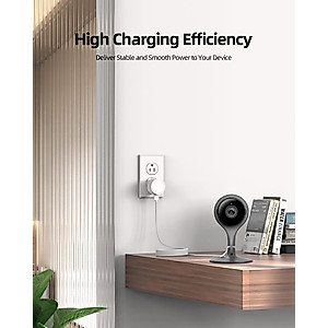 10W Micro USB Power Cord Fit for Google Nest Cam Indoor Power Cord Charger Adapter Supply (Not Fit for USB C)