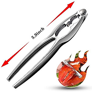 Crab Leg Crackers and Tools - Shellfish Crab Claw Cracker Seafood Lobster Crackers and Tools, 4 Pack Nut Crackers for Crab Legs