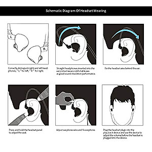 Andiker KZ ZSN-C Pro Quad Driver Earphones DD+BA High Resolution Hybrid Driver Electronic Crossover Headset, Detachable Cable Heavy Bass Earbuds Profeesional Earphones with Storage Box(Mic, Blue)