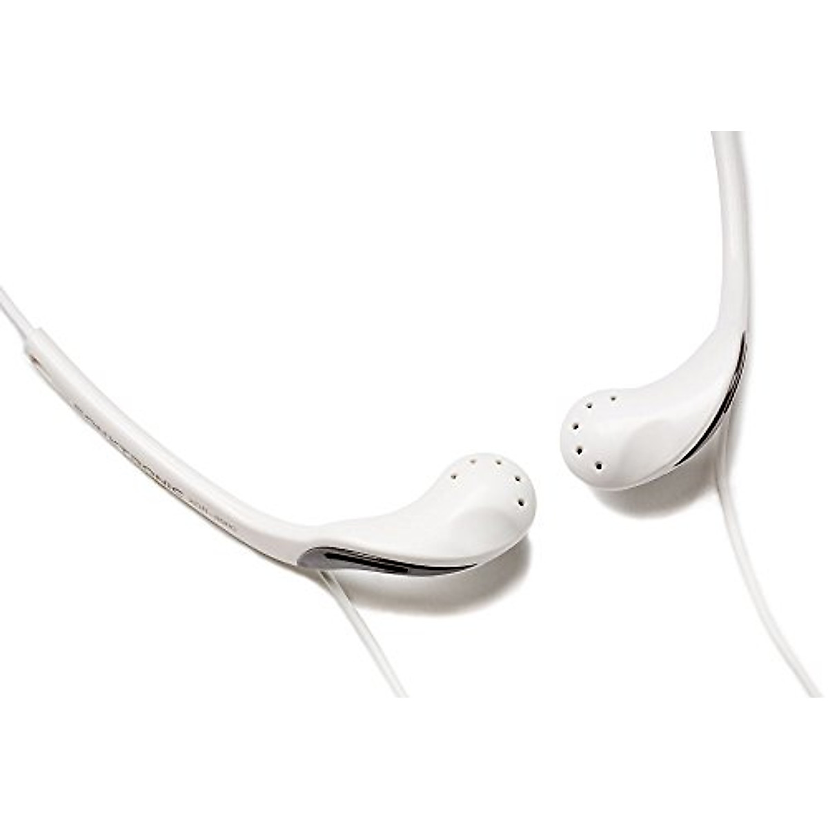 SONXTRONIC White ICE Xdr-8001 Vertical in Ear Ultralight Sport Running Headband Headphones (mdr-w08l Style White and Silver)