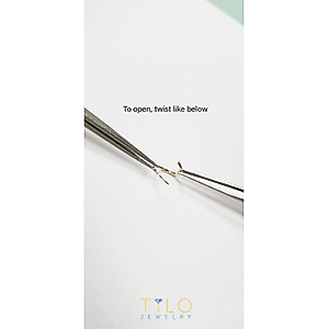 14k Yellow Gold Round Endless Hoop Earrings - 10-18mm (10 Millimeters)……