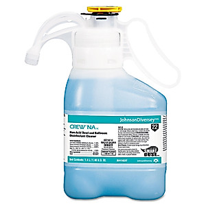 Diversey 5019237 Crew Non-Acid Bowl & Bathroom Disinfectant Cleaner Floral 47.3oz 2/Carton