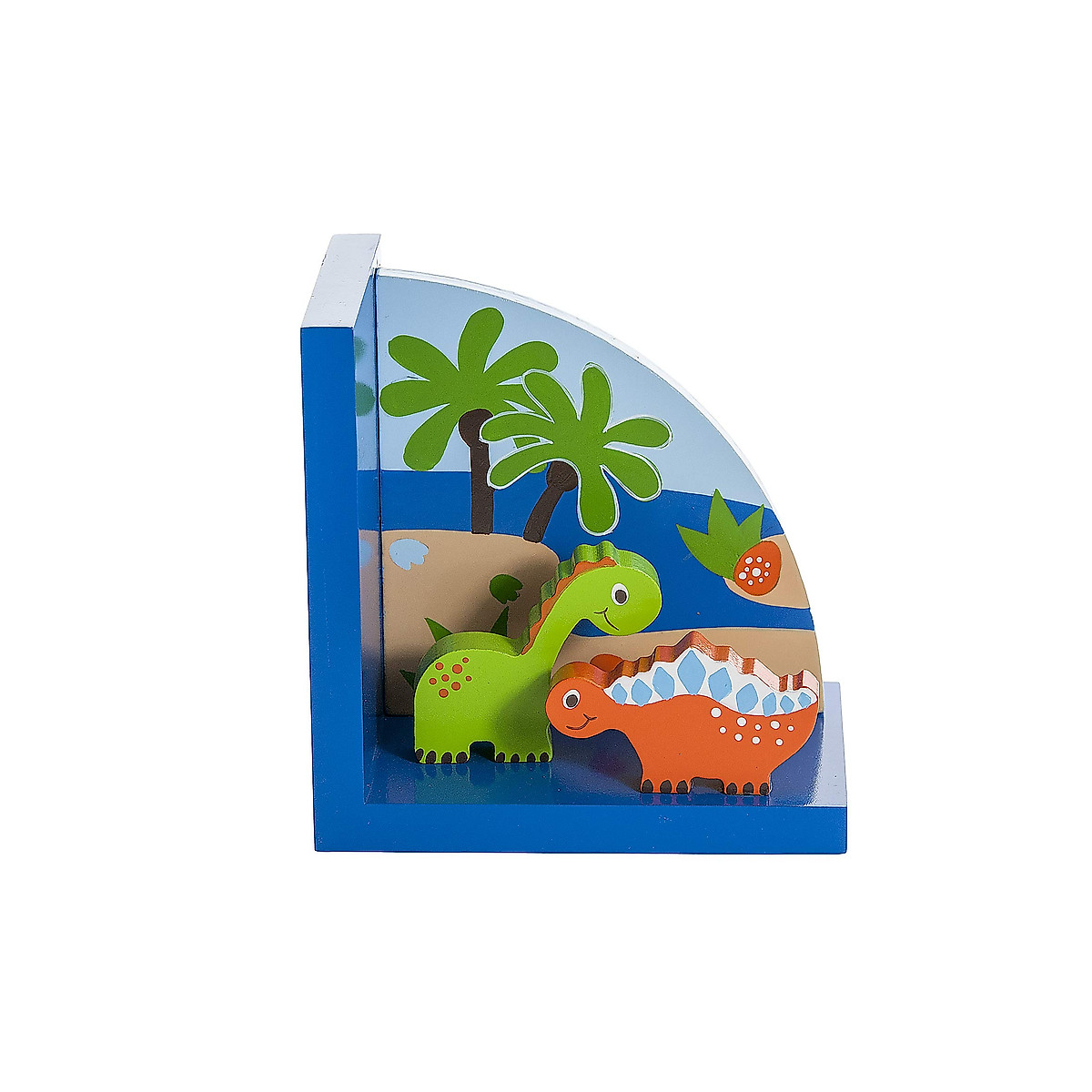 Kids Dinosaur Themed Bookends for Boys Nursery or Bedroom