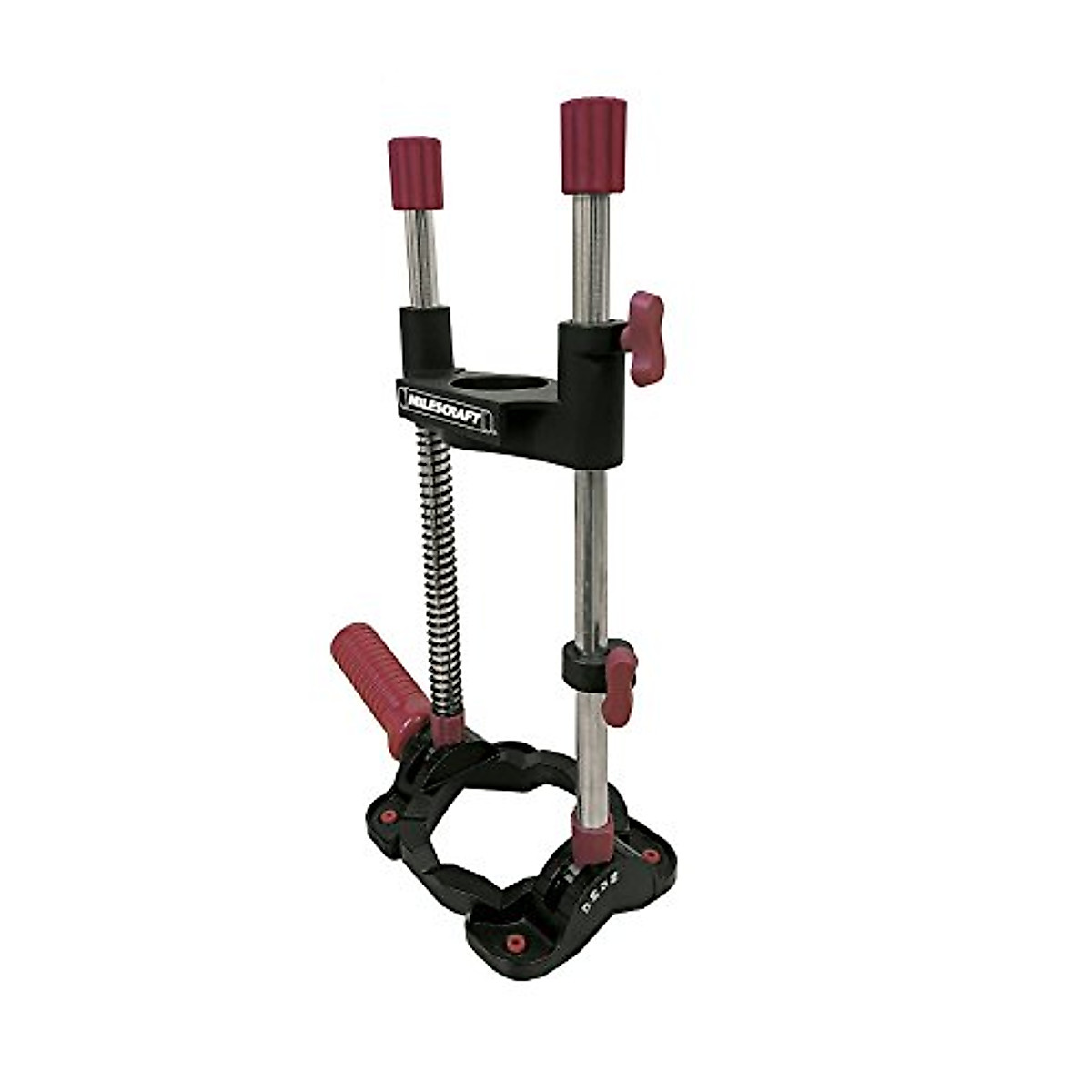 Milescraft 1368 DrillMate Portable Drill Guide - NO CHUCK. Must have 43mm Diameter Collar International Style Drills. Multi-Angle Drilling with Control Spring. NOT FOR MOST DRILLS|Black