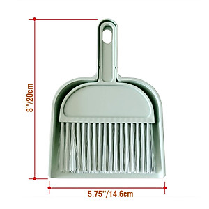 Rypet Cage Cleaner for Guinea Pigs, Hamsters, Chinchillas, Rabbits, Reptiles, Hedgehogs and Other Small Animals - Mini Dustpan and Brush Set Cleaning Tool for Animal Waste (1 Pack)
