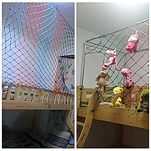 Koleso 1m Dia 8mm10mm Safety Net Family Balcony Railing Stairs Anti-Falling Baby Fence Net Guardrail Safety Netting-79067