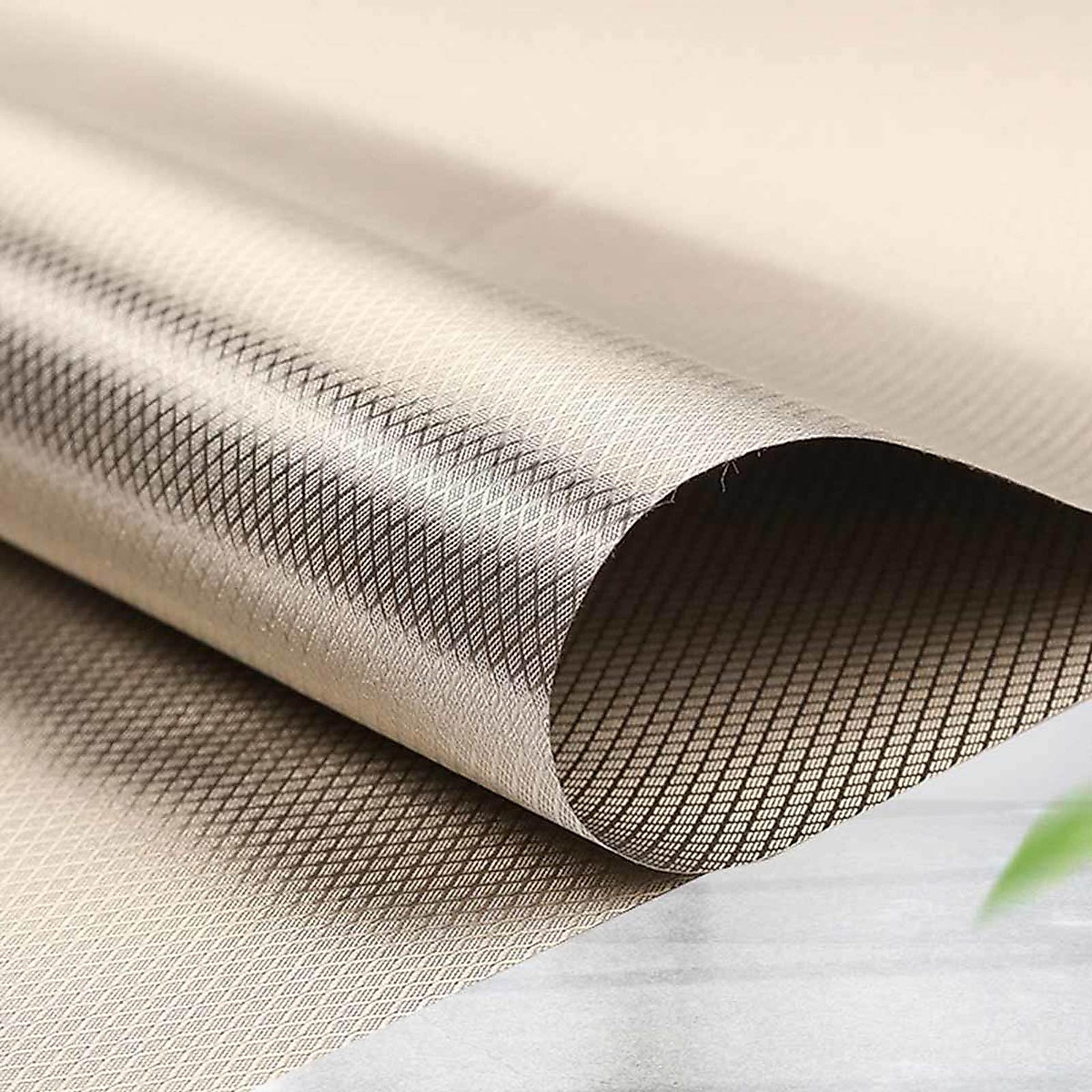 YSPP Faraday Fabric Blocking RFID/RF Radiation Protection EMF Blockers RFID Blocking Fabric EMF Shield WiFi Jammer EMF Shielding Curtains,silver-6x1.1m