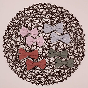 Baby Girl Hair Bow Clips Barrettes, Assorted Hair Accessories Alligator Clip for Little Girls Toddler Kids Teens