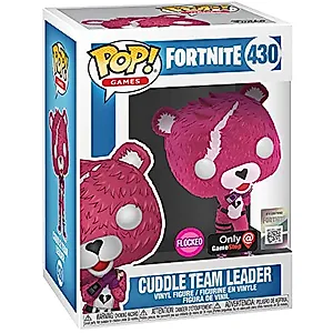 Cuddle Team Leader [Flocked] (GameStop Exc): Funk o Pop! Games Vinyl Figure Bundle with 1 Compatible 'ToysDiva' Graphic Protector (430 - 40948 - B)
