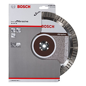 Bosch 2608602683 Diamond Cutting Disc Best for Abrasive