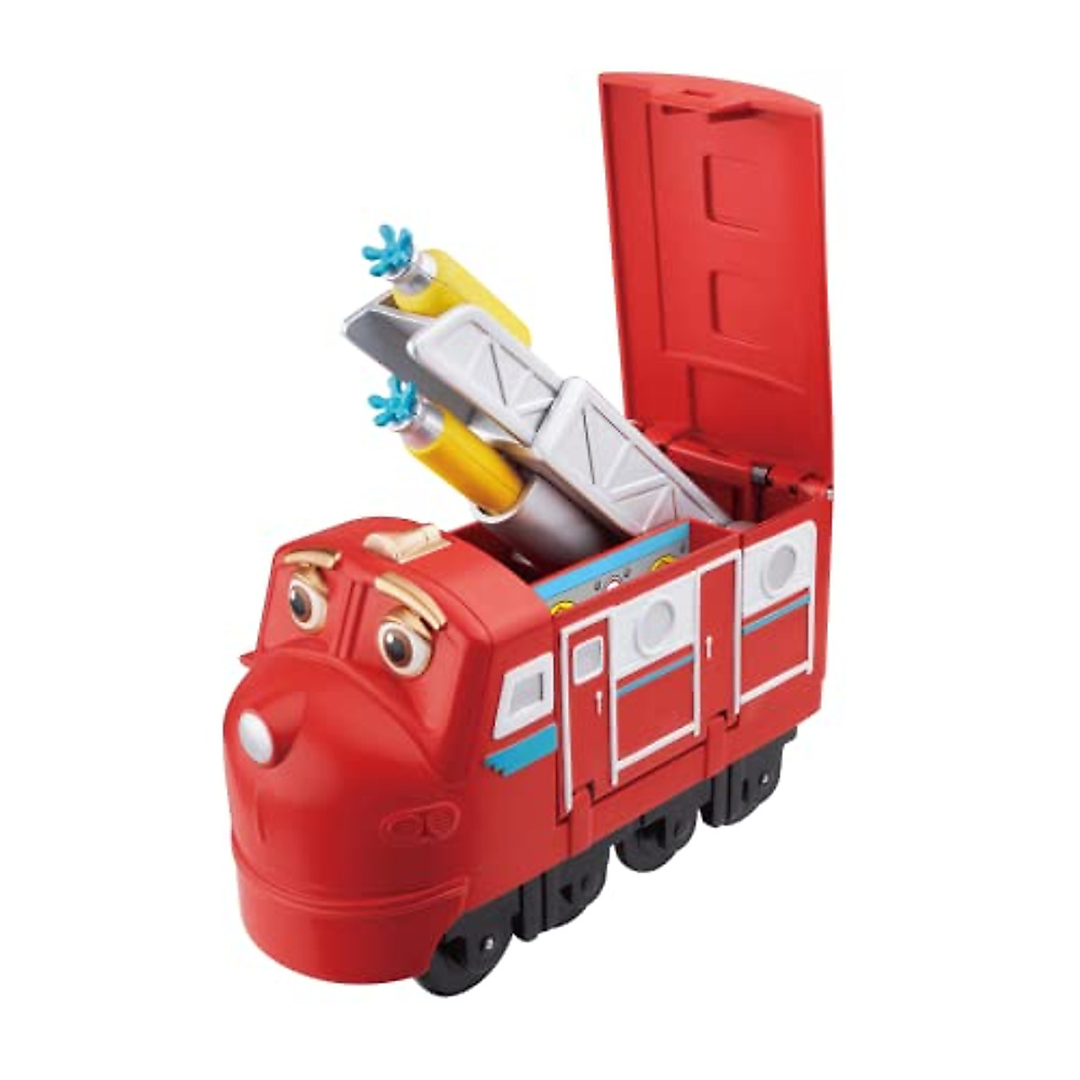 Chuggington - Pop and Transform Chuggers – Wilson - 5" Transforming Train Toy - Free-Rolling Wheels - Birthday Gift for Preschool Kids Age 3 and Up - Fun for 3 4 5 Year Old Boys and Girls
