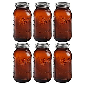 JAR CANNING AMBR 1/2GAL