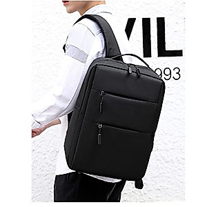 Laptop Backpack Business Slim Durable with USB Port Water Resistant Backpack for Women Men Fits 15.6 Inch School Computer Bag