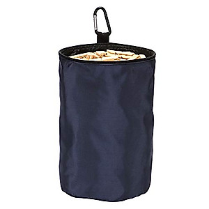 Clothespins Bag Hanging Clothesline Peg Organizer Storage Bags,Dust-Proof (Navy Blue)