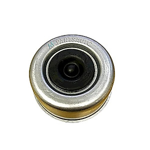 M-Parts 4PC Trailer Hub Dust Caps with Rubber Lubbed Cap, 2.75" OD x 1.5" Height, for 8-Lug 7,000/8,000LB Trailer Axle Wheel Hub, Rubber Grease Dust Cap for Wheel Beaing Hub DC-275L (2 Pairs)