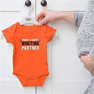 Mommy and Daddy Hunting Partner Baby Romper Boys or Girls