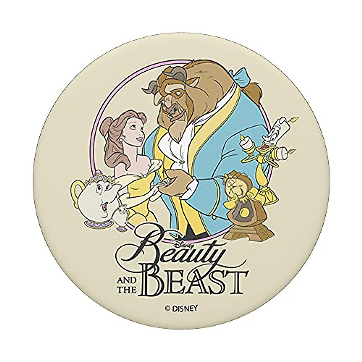 Disney Beauty And The Beast Group Dance PopSockets Swappable PopGrip