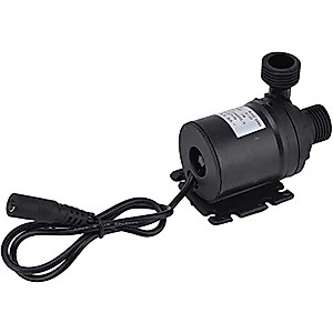 Solar Water Pump Kit, 50w 12v Panel Water Pump, 800l/h Fountain Water Pump Solar Pond Pump, Low Noise Dc Solar Fountain, Suitable For Household, Car And Boat, Garden Fountain